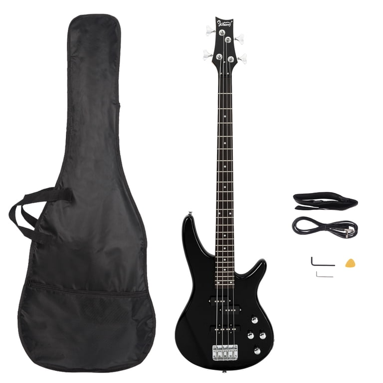 Black Bass Guitar 4 String
