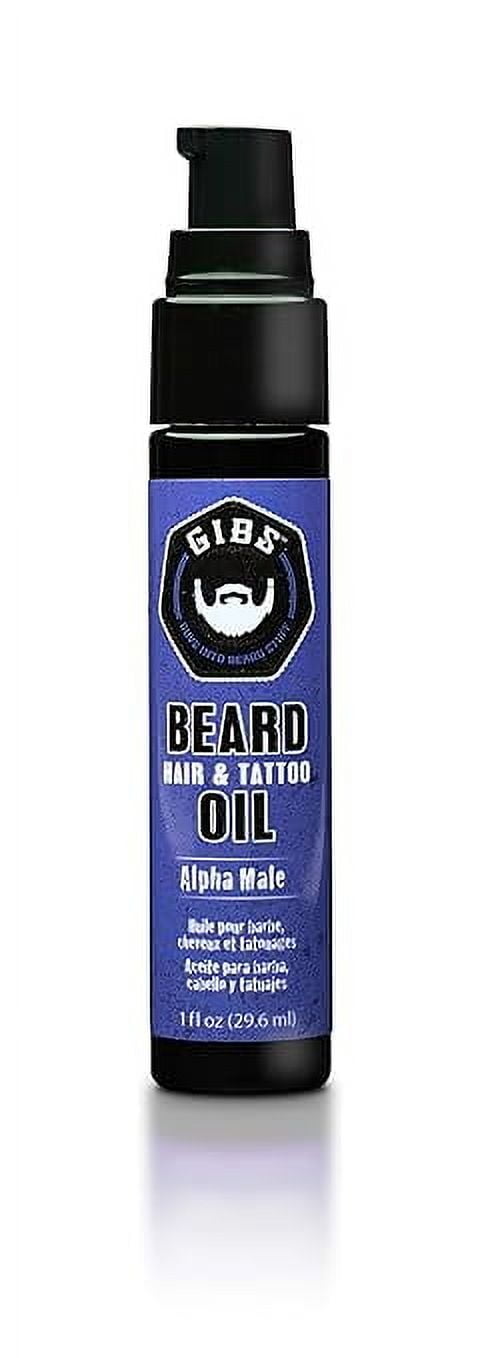 GIBS Beard, Hair & Tattoo Oil - Softens & Strengthens Beard Growth ...