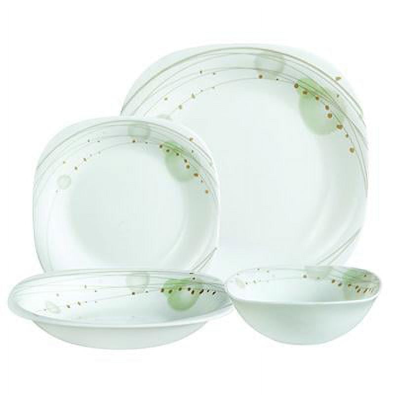 Oster Stargaze 16 Piece Double Bowl Dinnerware Set - Chip Resistant ...