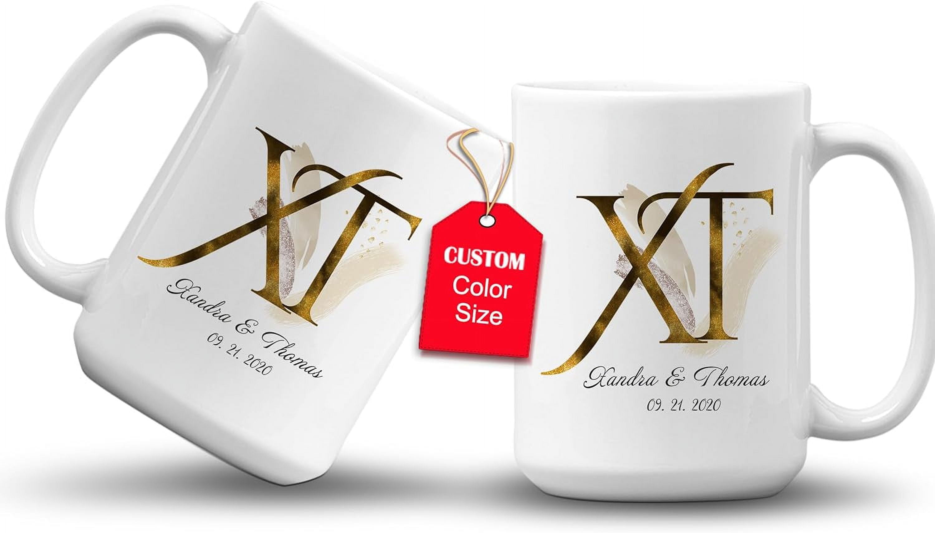 GIFAMI Personalized Monogram Initial Gifts, Valentine Anniversary ...