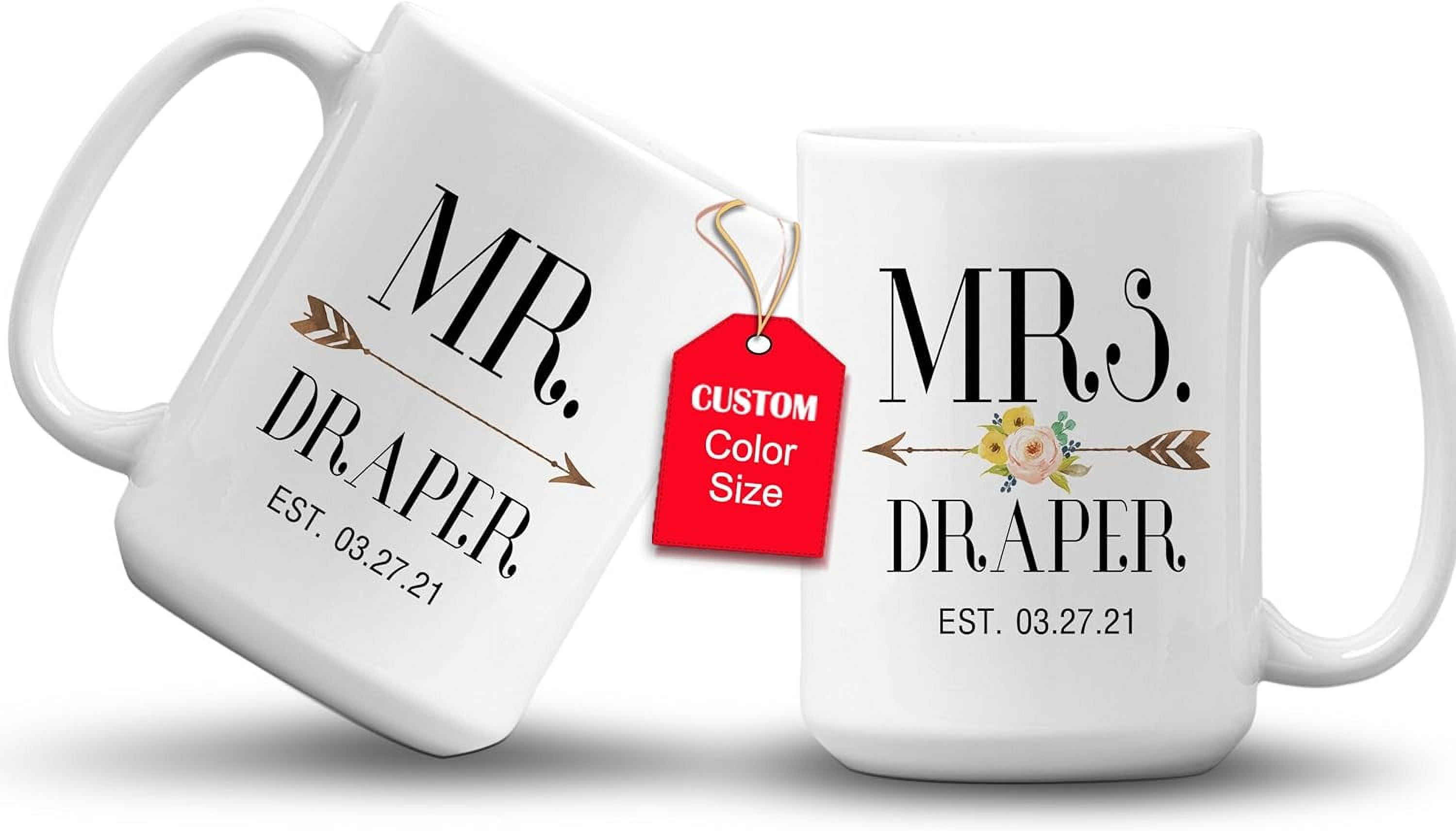 GIFAMI Wedding Gift, Engagement Anniversary Personalized Gifts Mug for ...
