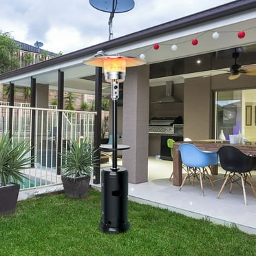 MeetLeisure Patio Propane Heater - Outdoor 41000BTU Freestanding Heater ...