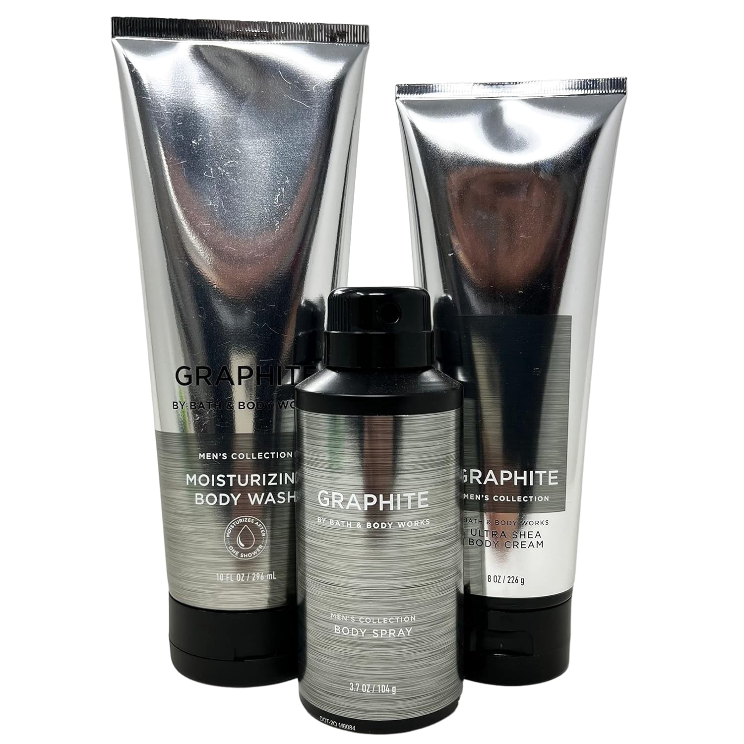 GIFT SET FOR MEN - MOISTURIZING BODY WASH - BODY CREAM AND DEODORIZING ...