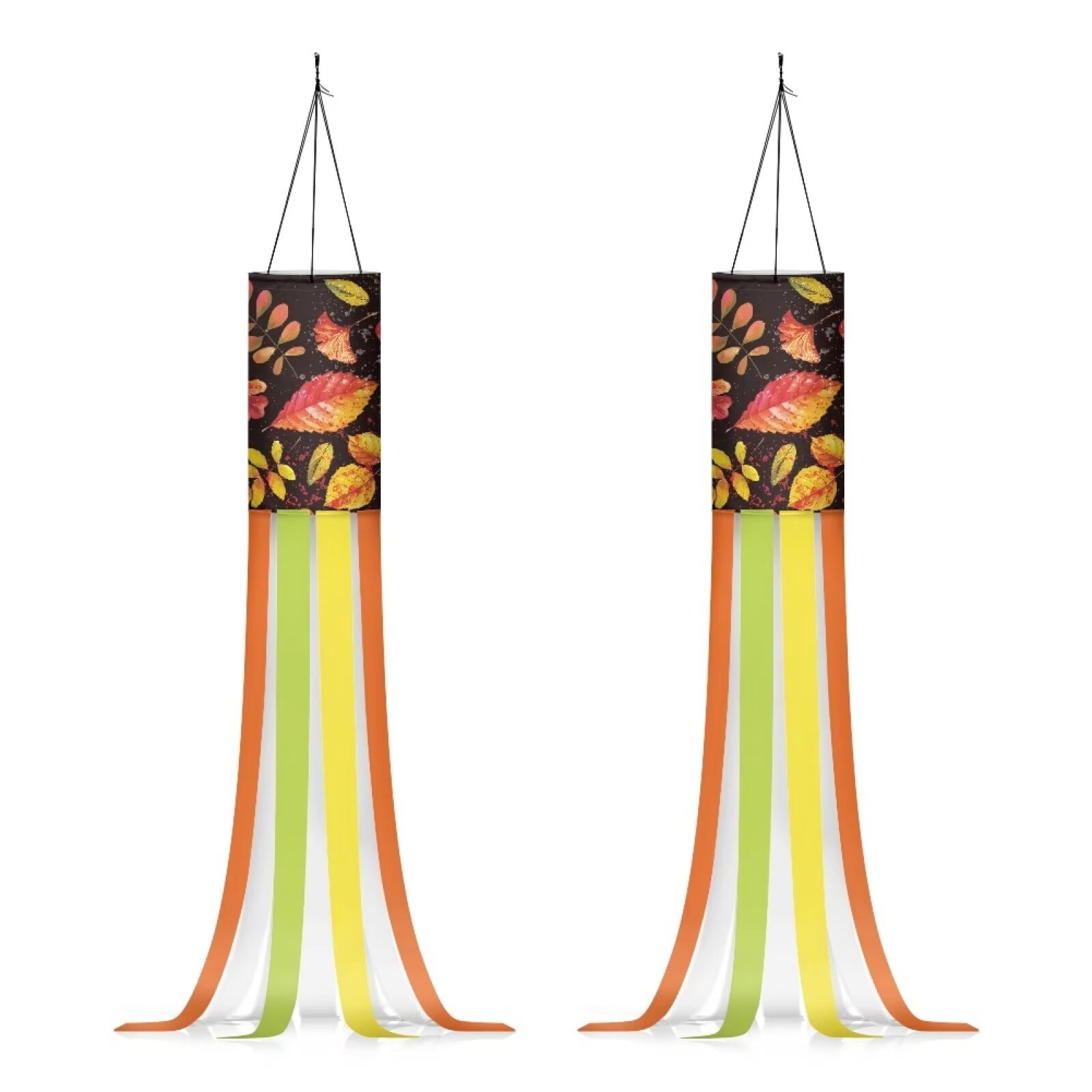 GIFTPUZZ 2 Pack Windsock Durable Outdoor Hanging Decoration Garden Wind ...