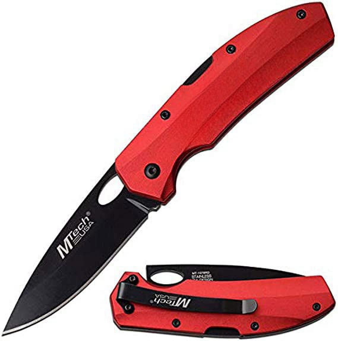 GIFTS INFINITY Ti-Coated Stainless Steel Handle Pocket Folding Knife ...