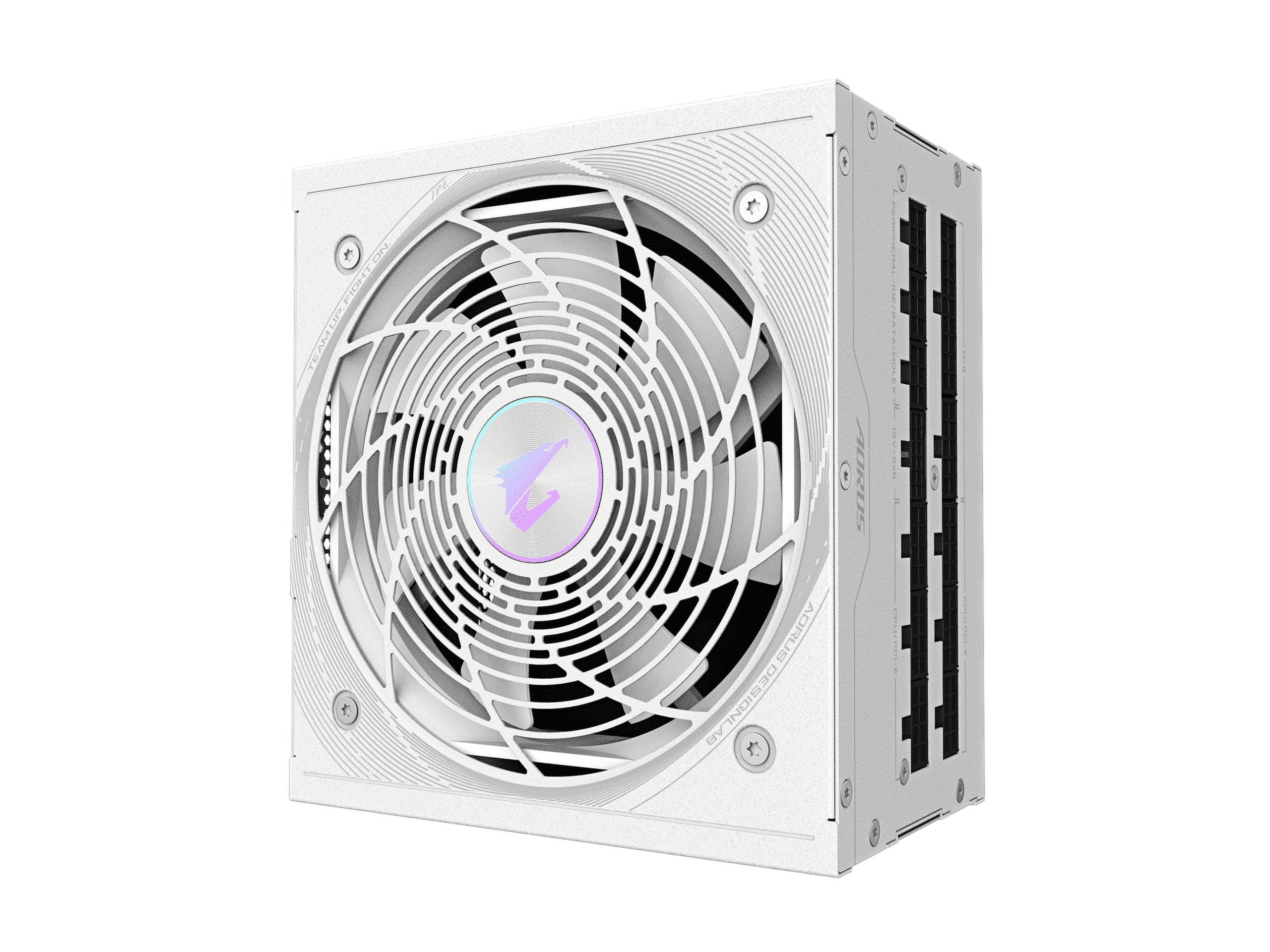 GIGABYTE AORUS ELITE ICE PSU - 1000W 80 PLUS Platinum Certified - PCIe5 ...