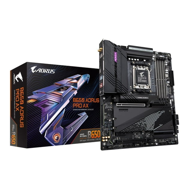 GIGABYTE B650 AORUS PRO AX AM5 Motherboard, DDR5, USB 3.2, WiFi 6E ...