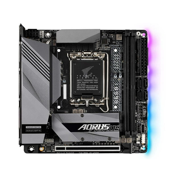 GIGABYTE B660I AORUS PRO DDR4 B660 Intel LGA 1700 Mini-ITX Motherboard ...