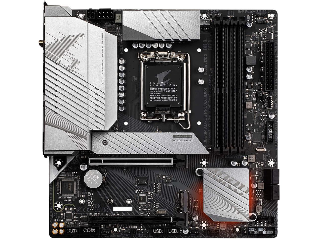 GIGABYTE B660M PRO AX Intel LGA 1700 Micro-ATX Motherboard with DDR4 ...