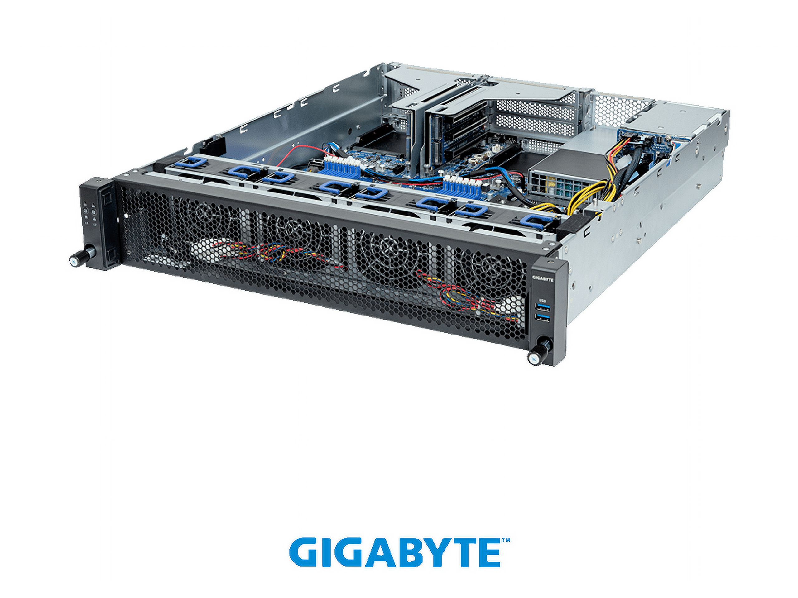 GIGABYTE E263-Z30-AAD1 Edge Server - AMD EPYC™ 9004 - 2U UP 2 x PCIe ...