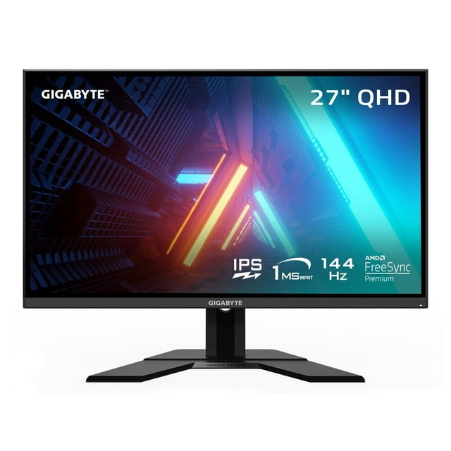 "GIGABYTE G27Q 27"" Gaming Monitor, QHD 2560x1440, 144Hz, 1ms, AMD ...