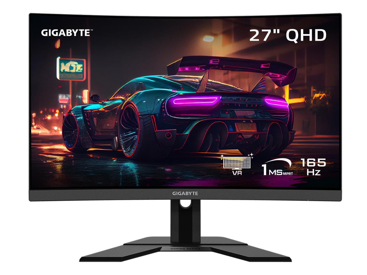 "GIGABYTE G27QC 27"" Curved Gaming Monitor, QHD 2560x1440, 165Hz, 1ms ...