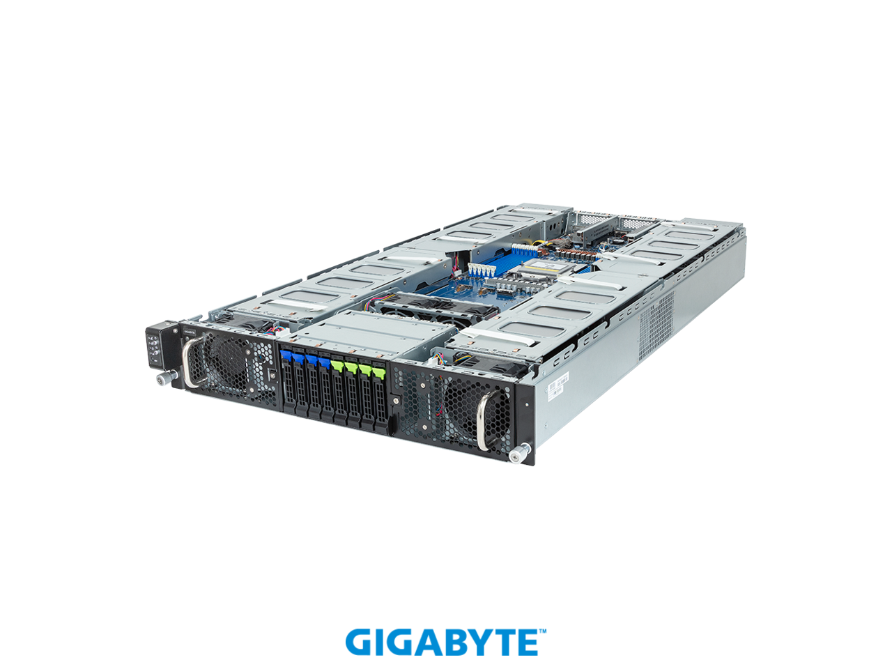 GIGABYTE G293-Z22 HPC/AI Server Barebone - AMD EPYC™ 9004 - 2U UP 8 x PCIe Gen5 GPUs ...