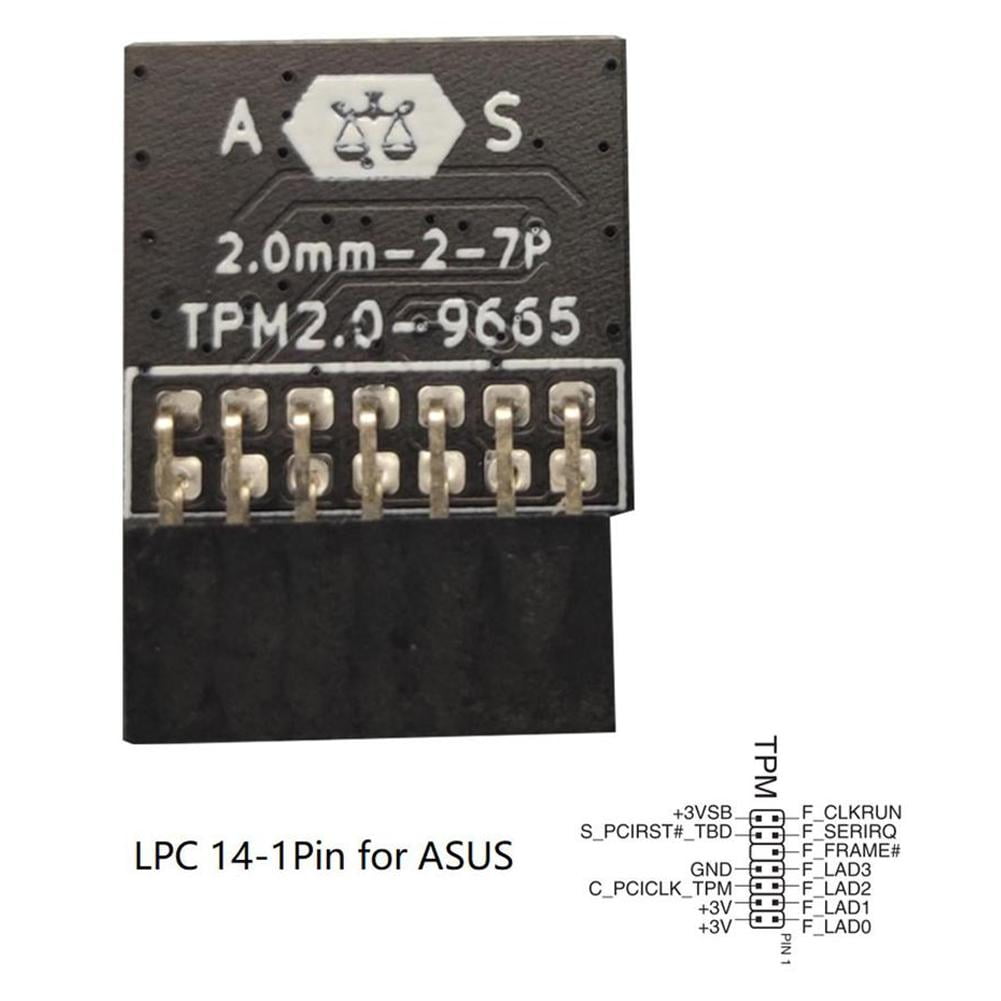 GIGABYTE GC-TPM2.0_S 2.0 TPM Module (12 Pin 12-1) LPC HOTSA TPM LENW 2. ...