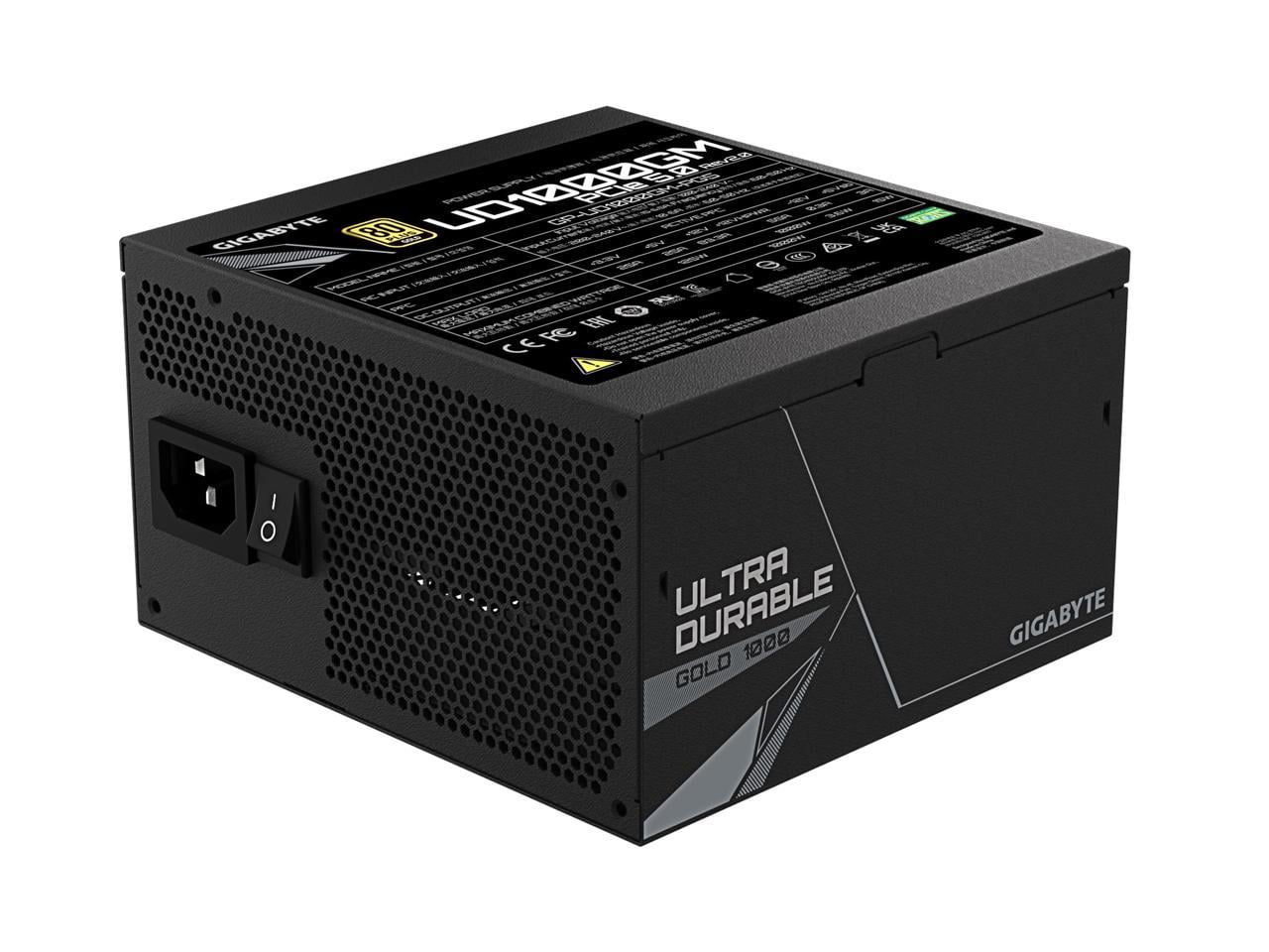 GIGABYTE 1000W ATX3.0 Fully Modular Power Supply - GP-UD1000GM PG5 Rev2 ...
