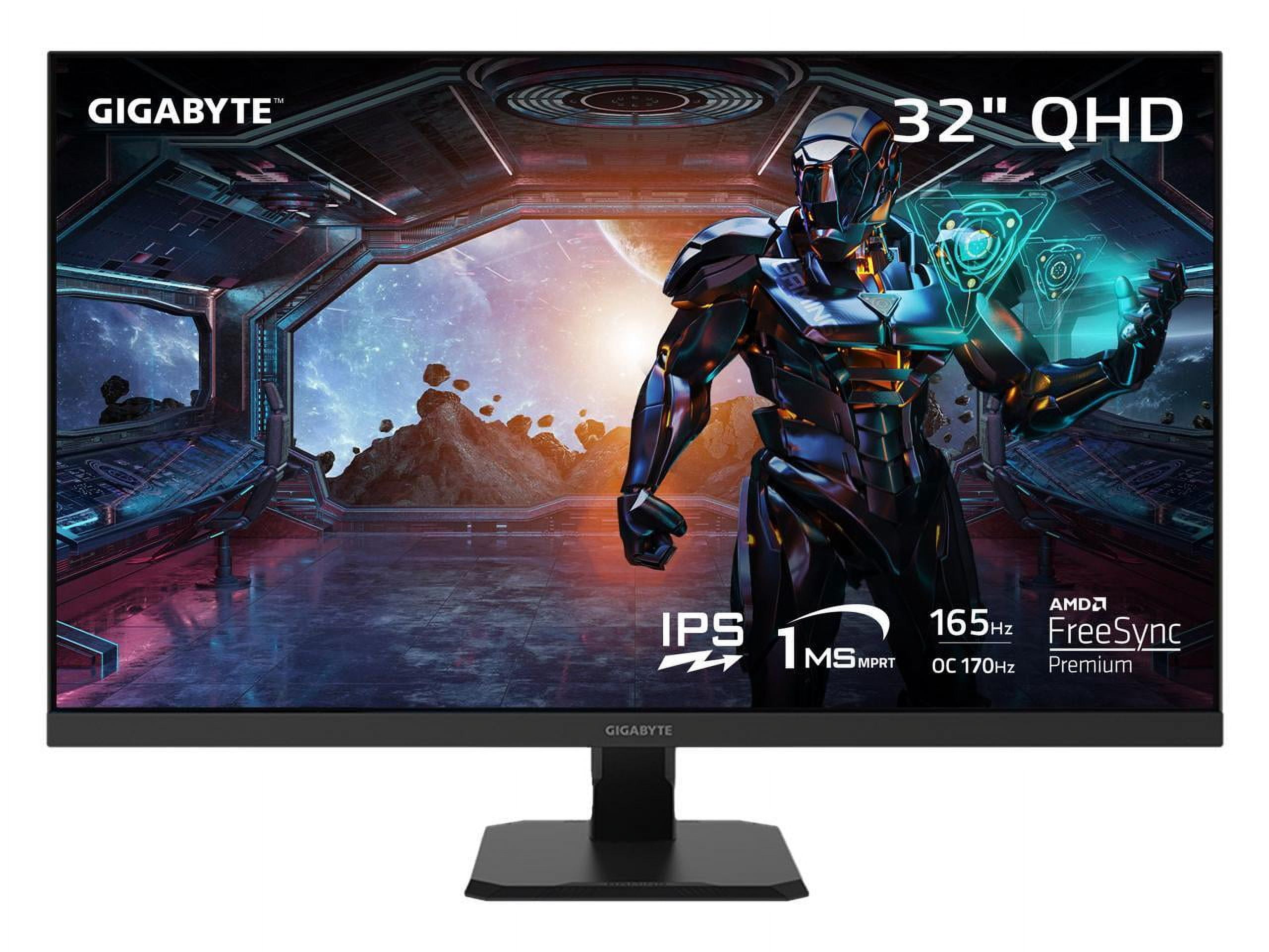 "GIGABYTE GS32Q 32"" QHD IPS Gaming Monitor, 165Hz/OC 170Hz, 1ms ...