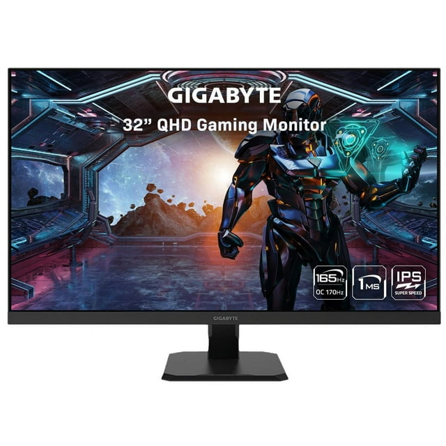 GIGABYTE - GS32Q - 32" IPS Gaming Monitor - QHD 2560x1440 - 165Hz/OC ...