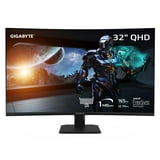 "GIGABYTE GS32QC 32"" Curved Gaming Monitor, QHD 2560x1440, 165Hz, 1ms ...