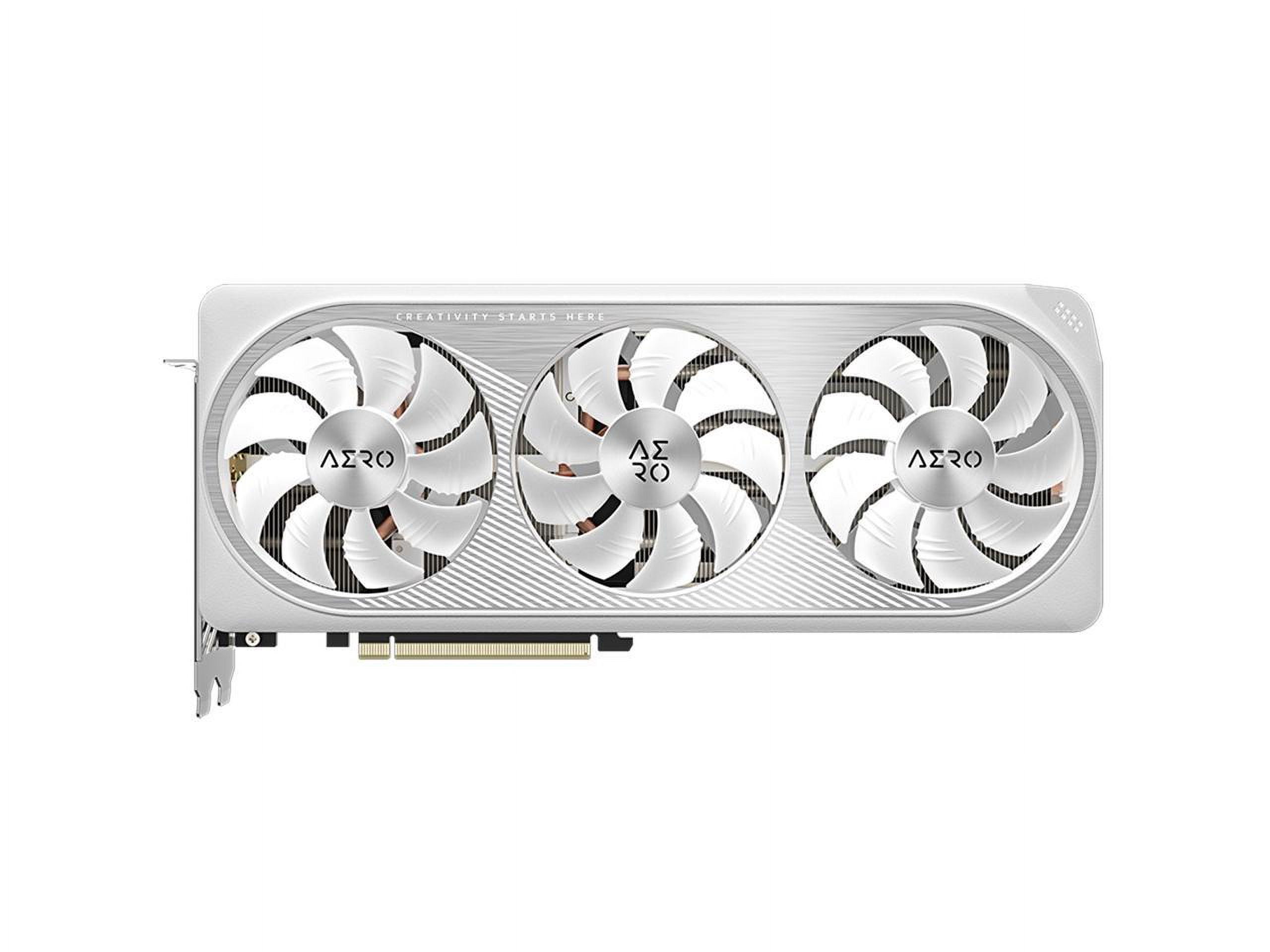 GIGABYTE GeForce RTX 4070 AERO OC V2 12G GPU, 3x Fans, 12GB GDDR6X, GV ...