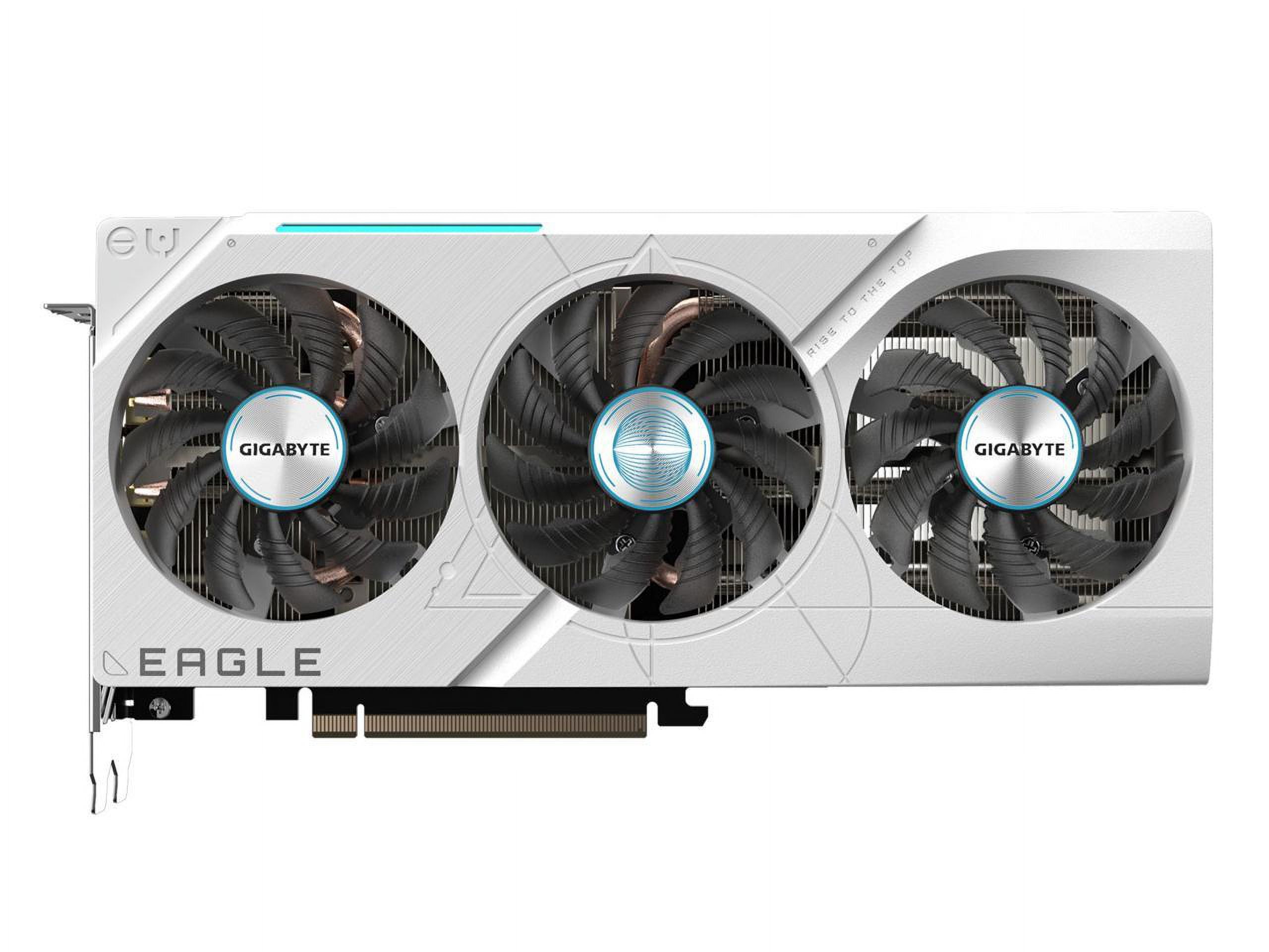 GIGABYTE GeForce RTX 4070 SUPER EAGLE OC ICE 12G GPU, 3x WINDFORCE Fans ...