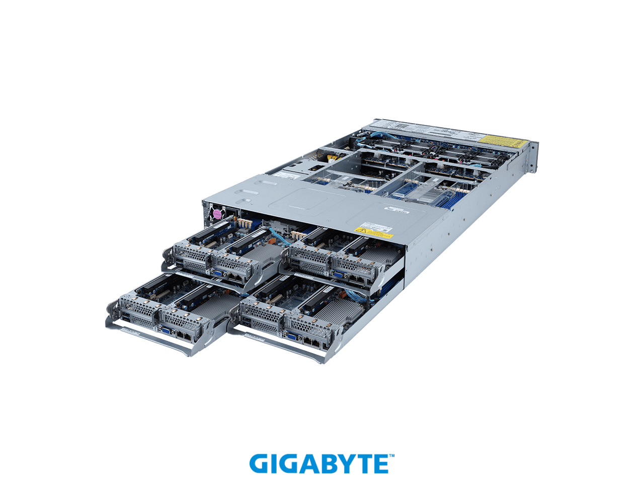 GIGABYTE H262-PC0 2U Rackmount Server Barebone LGA 4189 Intel C621A ...