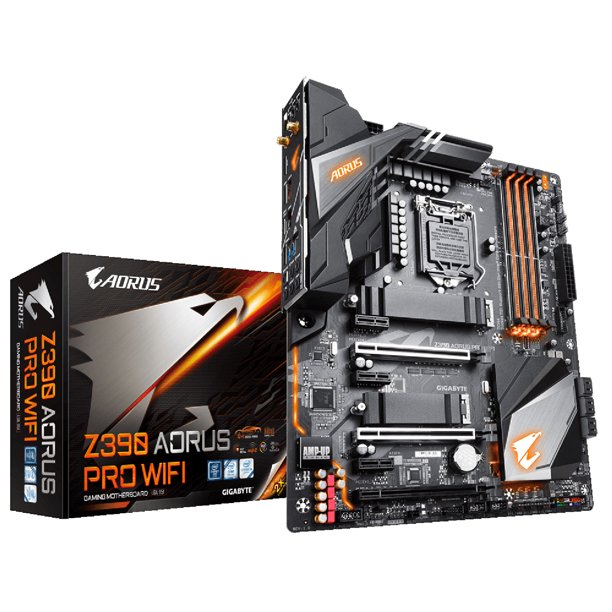 GIGABYTE Intel Z390 AORUS Pro Wifi LGA 1151 Gaming Motherboard with 12 ...