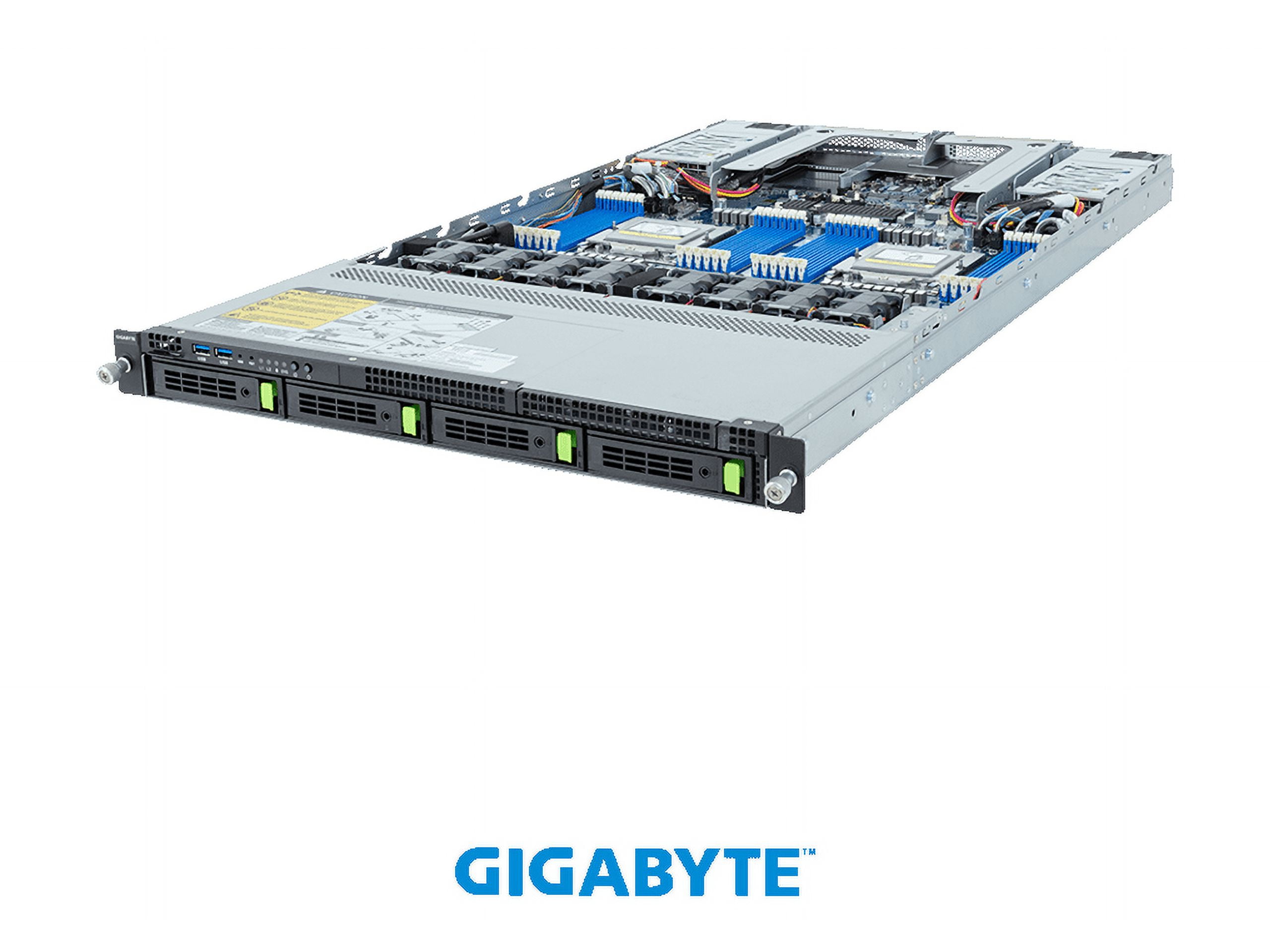 GIGABYTE R183-Z93-AAD1 Rack Server - AMD EPYC™ 9004 - 1U DP 4-Bay Gen5 ...