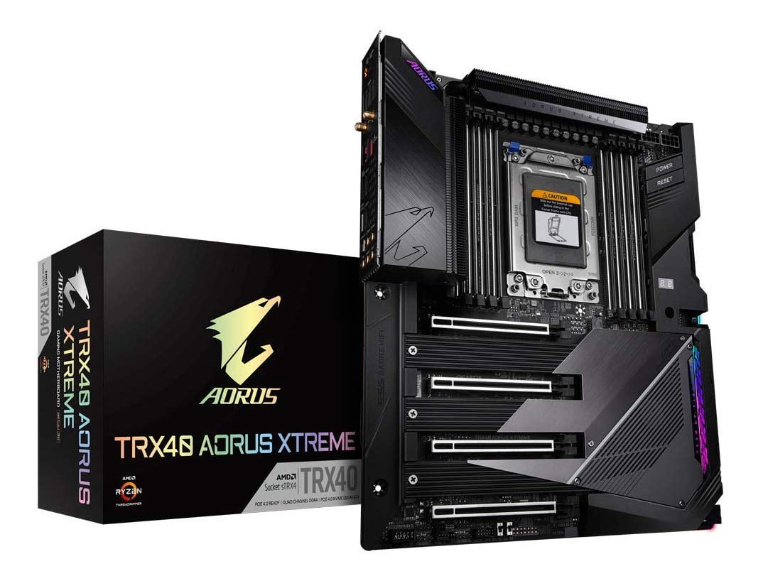GIGABYTE TRX40 AORUS XTREME (sTRX/AMD/TRX40/Fins-Array Heatsink/16+3 ...