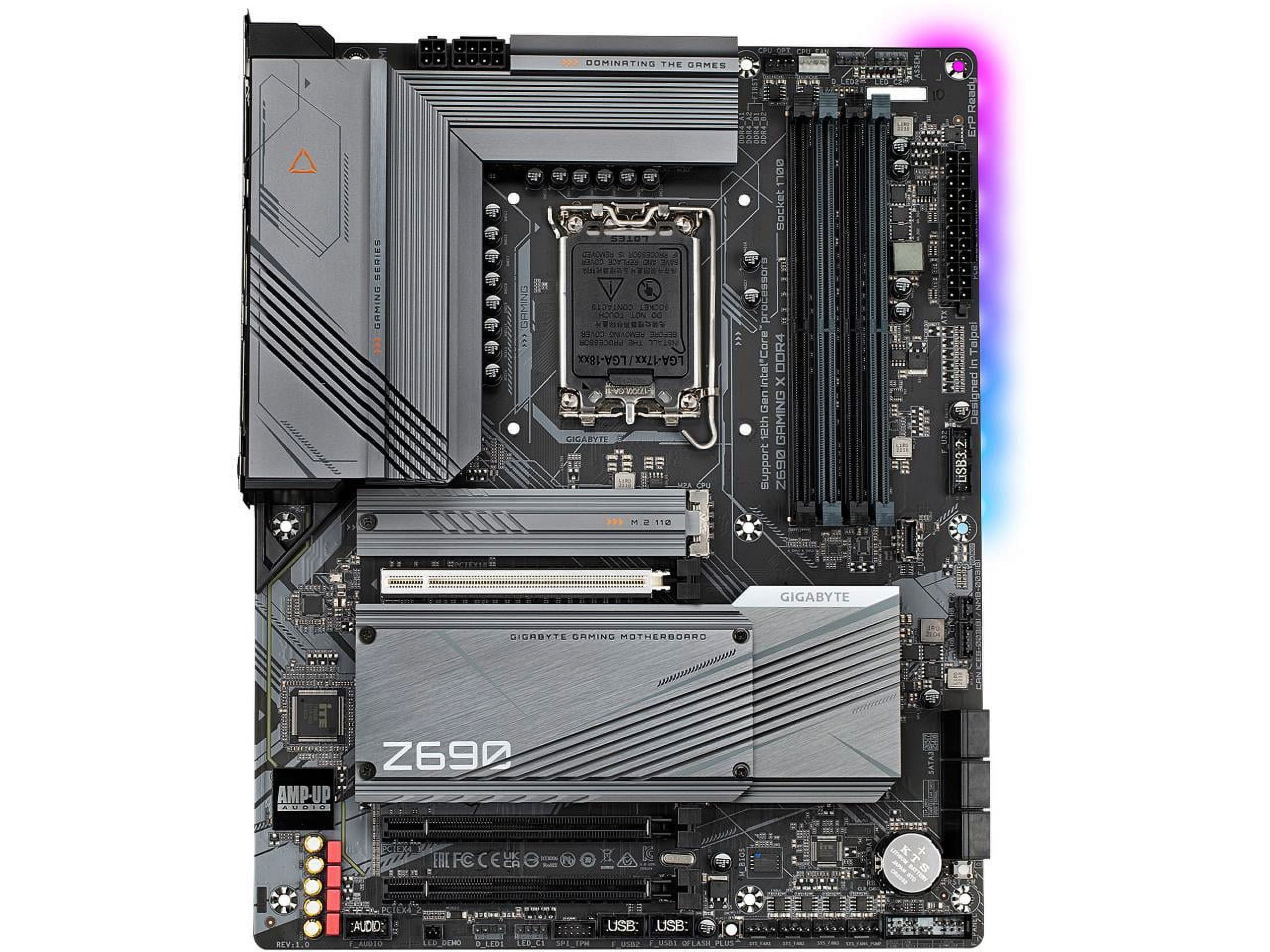 GIGABYTE Z690 GAMING X DDR4 LGA 1700 Intel Z690 ATX Motherboard with ...