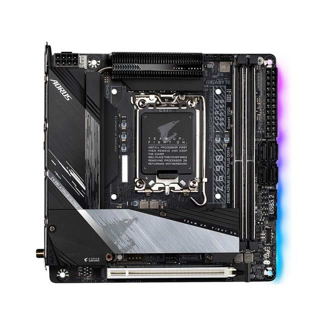 Gigabyte Z690I AORUS ULTRA PLUS DDR4 LGA 1700 Intel Z690 Mini ITX Intel ...