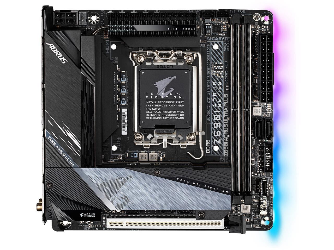 GIGABYTE Z690I AORUS ULTRA PLUS LGA 1700 Intel Z690 Mini-ITX ...