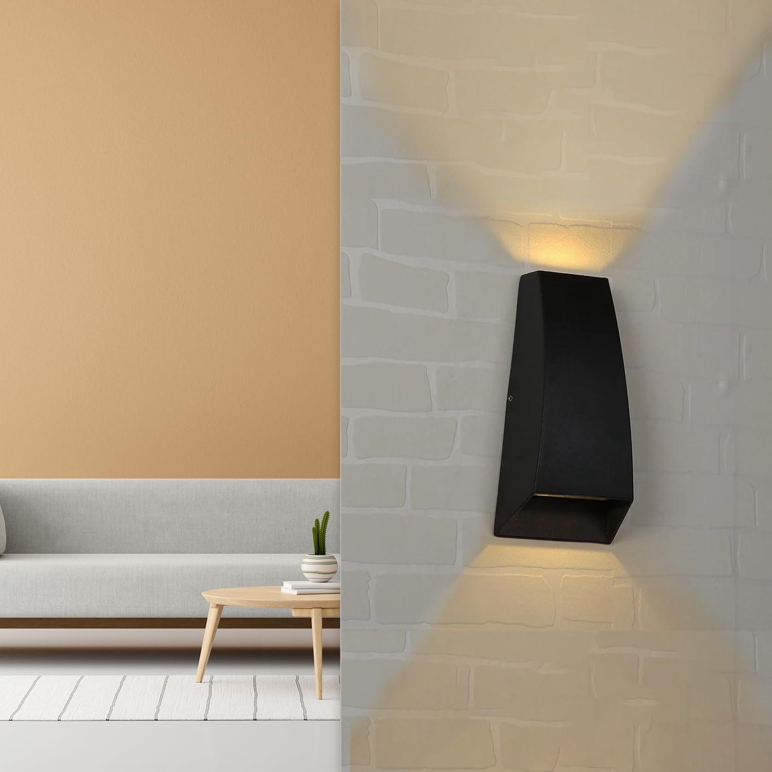 GIGAWATTS 9W Pyramid Wall Light 2 Way BIS Approved 110LM COB LED ...