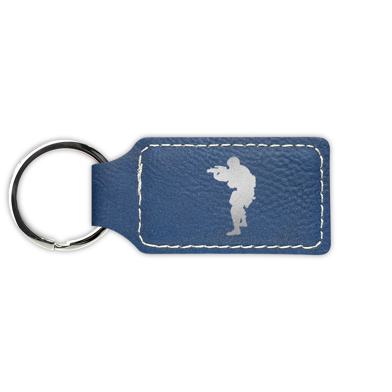 GIGN Operator Keychain Leatherette Rectangle - Laser Engraved - Many ...