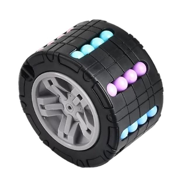 GIICC 3D Cylinder Cube Toy Magical Bean Gyro Rotate Slide Puzzle Games ...