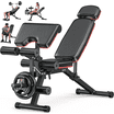 CAP Deluxe Adjustable Utility Weight Bench with Preacher Curl and Leg ...