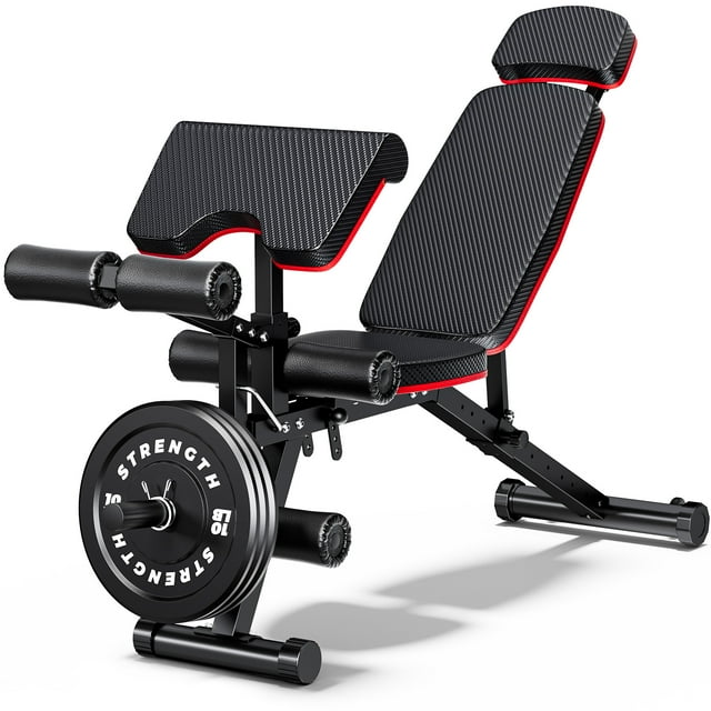 Free Shipping! GIKPAL 10 Positions Adjustable Weight Bench Workout ...