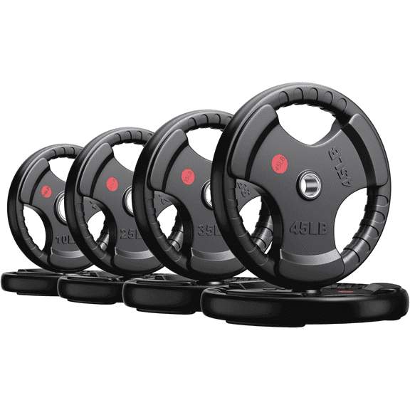 METIS Olympic Barbell Weight Plates - Olympic Plates Compatible with ...