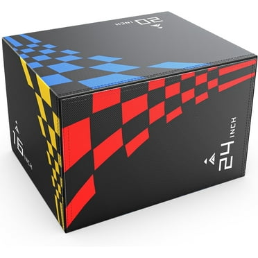 Sprint Demon 3-in-1 Rotatable Plyometric Jump Box, Jumping Trainer ...