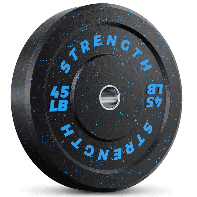 GIKPAL 45lb 2-inch Olympic Weight Plates, Durable Recycled Rubber - Low ...