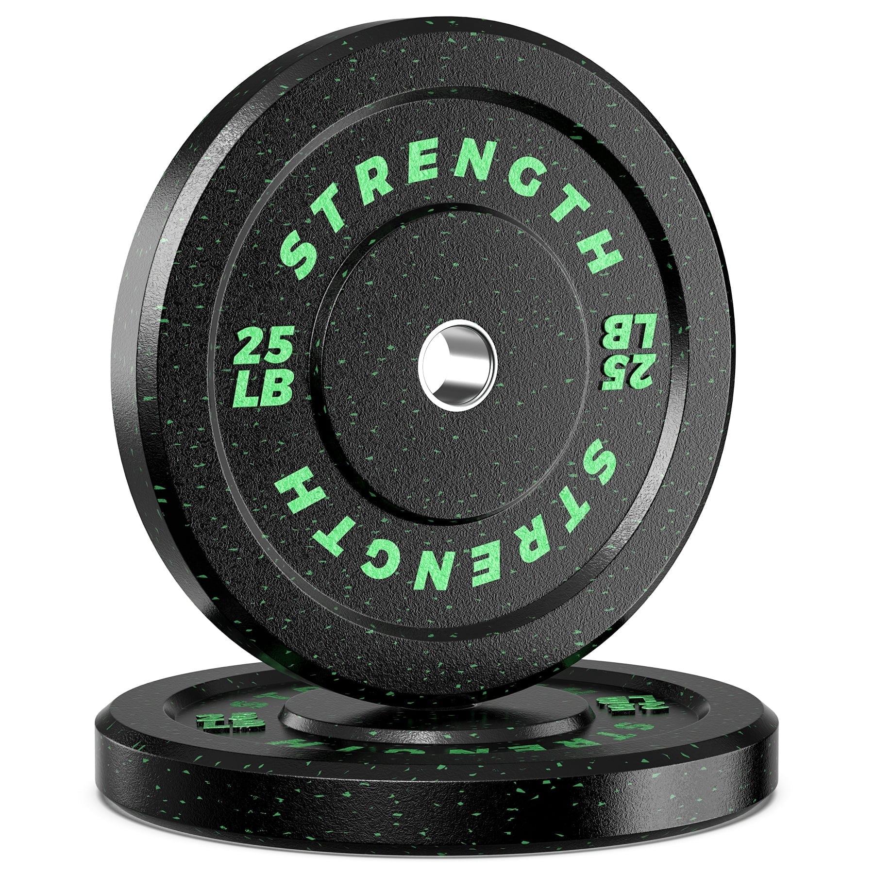 GIKPAL 50lb Olympic Bumper Plates Set, 2-inch for Standard ...