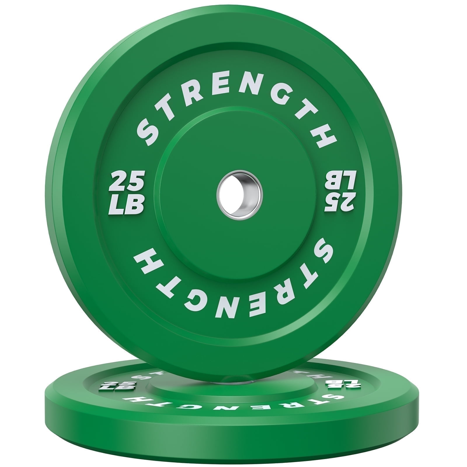 GIKPAL 50lbs 2-inch Olympic Weight Plates,10lb to 45lb Rubber Bumper ...