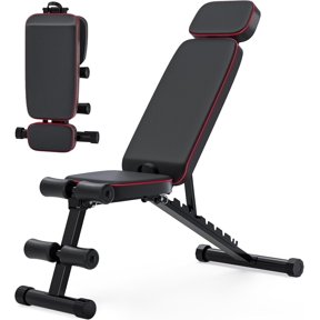 Titan Fitness Adjustable Weightlifting FID Bench, 70 Positions for ...