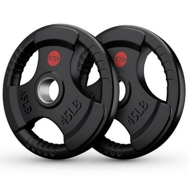 BalanceFrom Cast Iron Olympic Weight Plate Set of 2.5 lb Pair, 5 lb ...