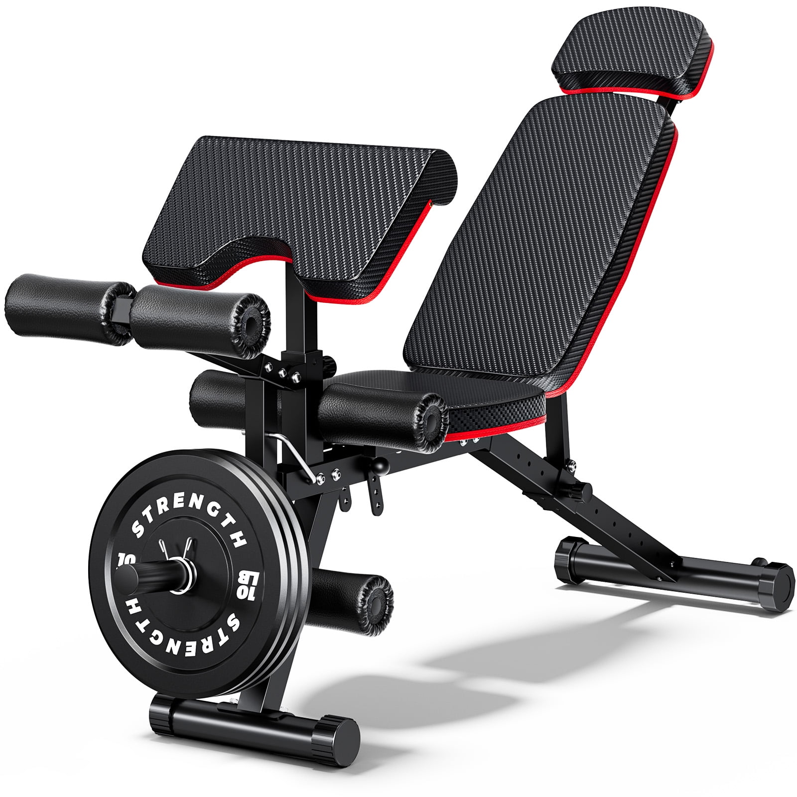 Free Shipping! GIKPAL 10 Positions Adjustable Weight Bench Workout ...