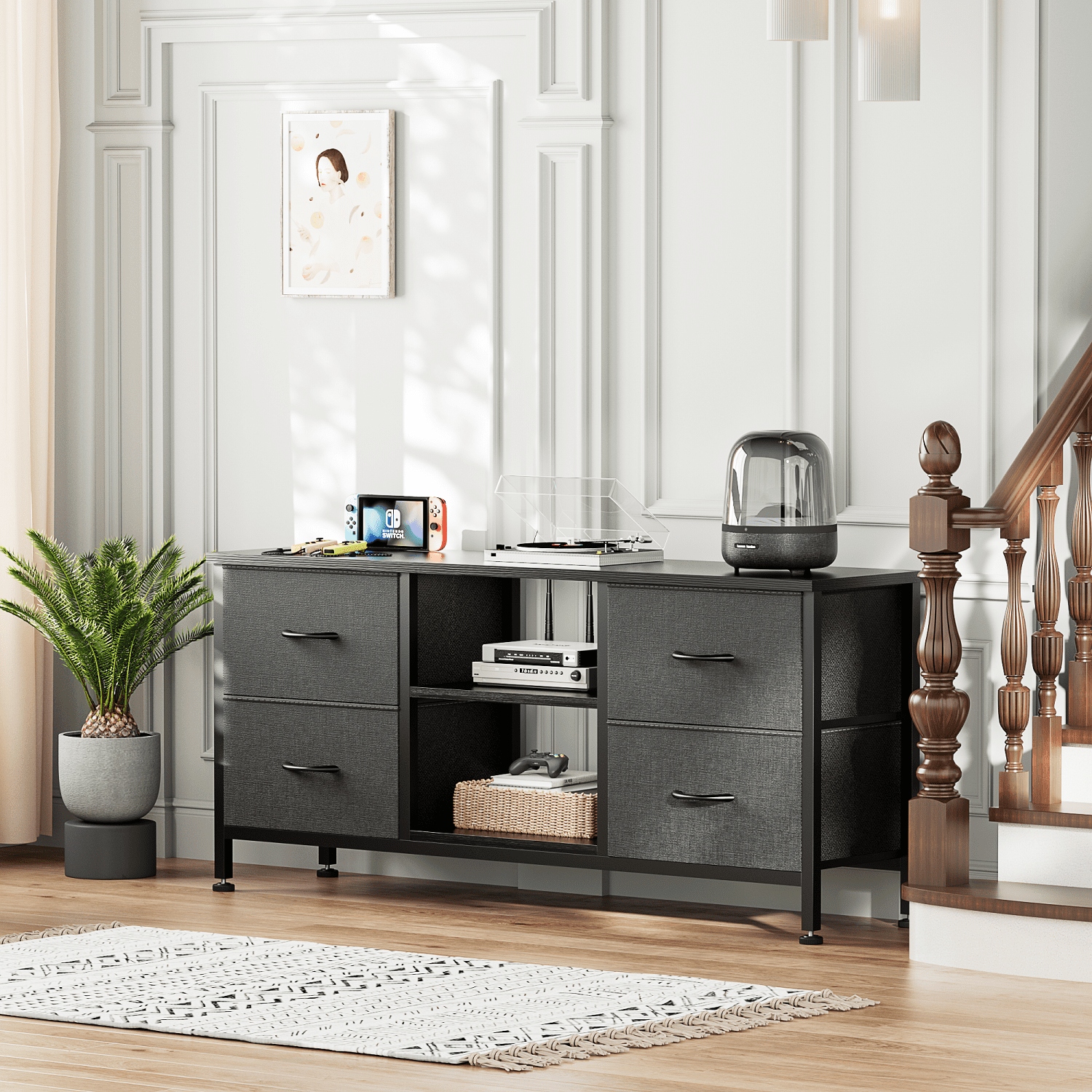 GIKPAL Dresser TV Stand for TVs up to 50" TV Stand Dressers for ...