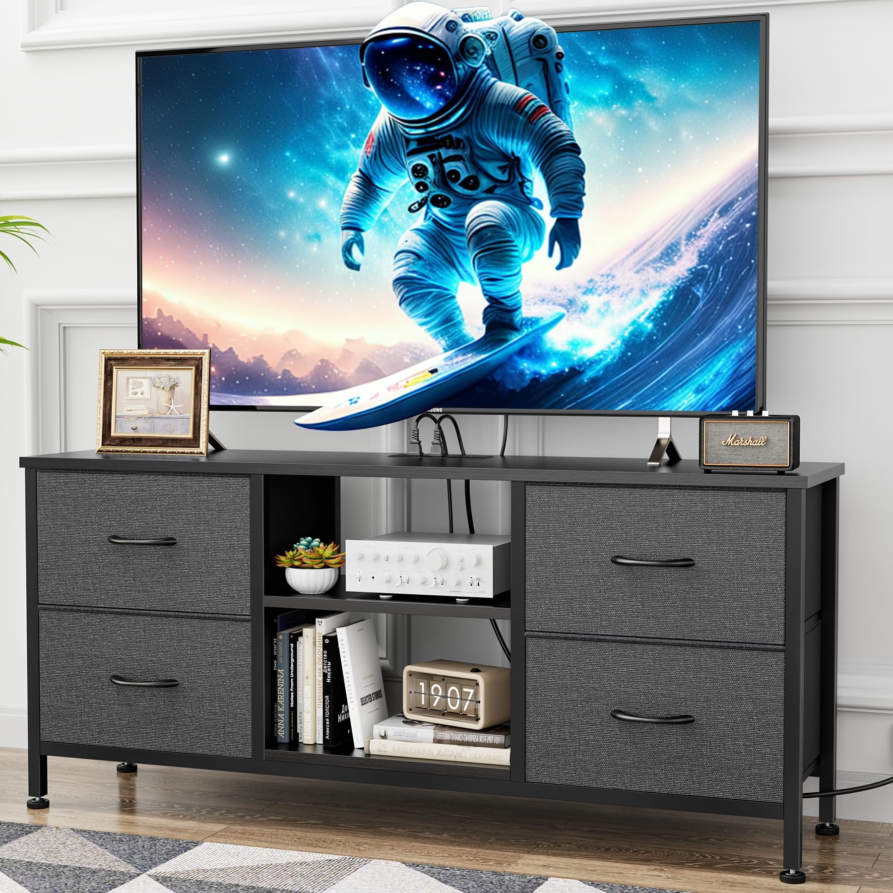 GIKPAL Dresser TV Stand for TVs up to 50" TV Stand Dressers for ...