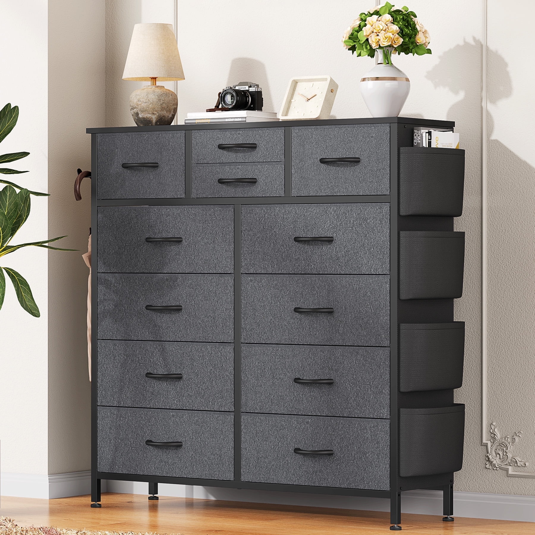 GIKPAL 12-Drawer Fabric Storage Dresser - Adult Home Bedroom Furniture ...