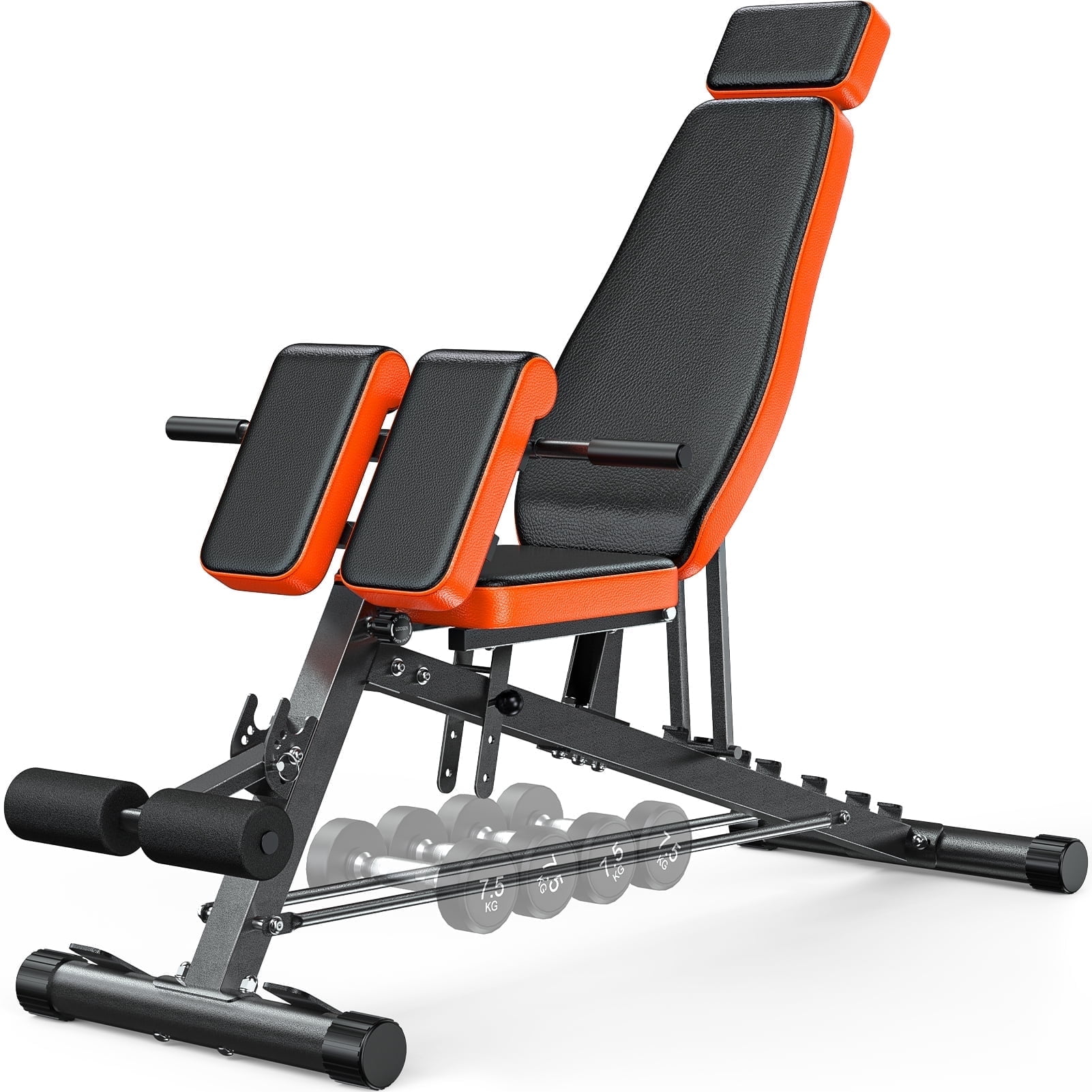 GIKPAL Multi-Functional FID Weight Bench for Full All-in-One Body ...