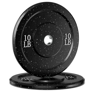 GIKPAL 50lb 2-inch Olympic Bumper Plates, 10lb to 55lb Weights, High ...