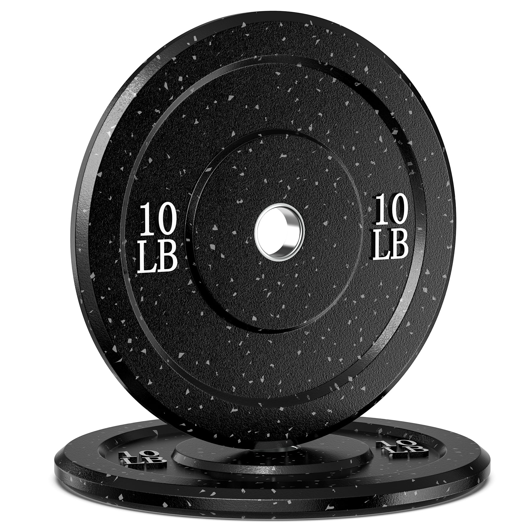 GIKPAL Olympic Bumper Plates 10lb To 55lb Weights High Bounce Olympic